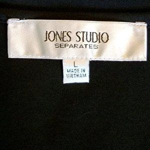 Jones Studio | Tops | Jones Studio Separates Black Embroidered ...